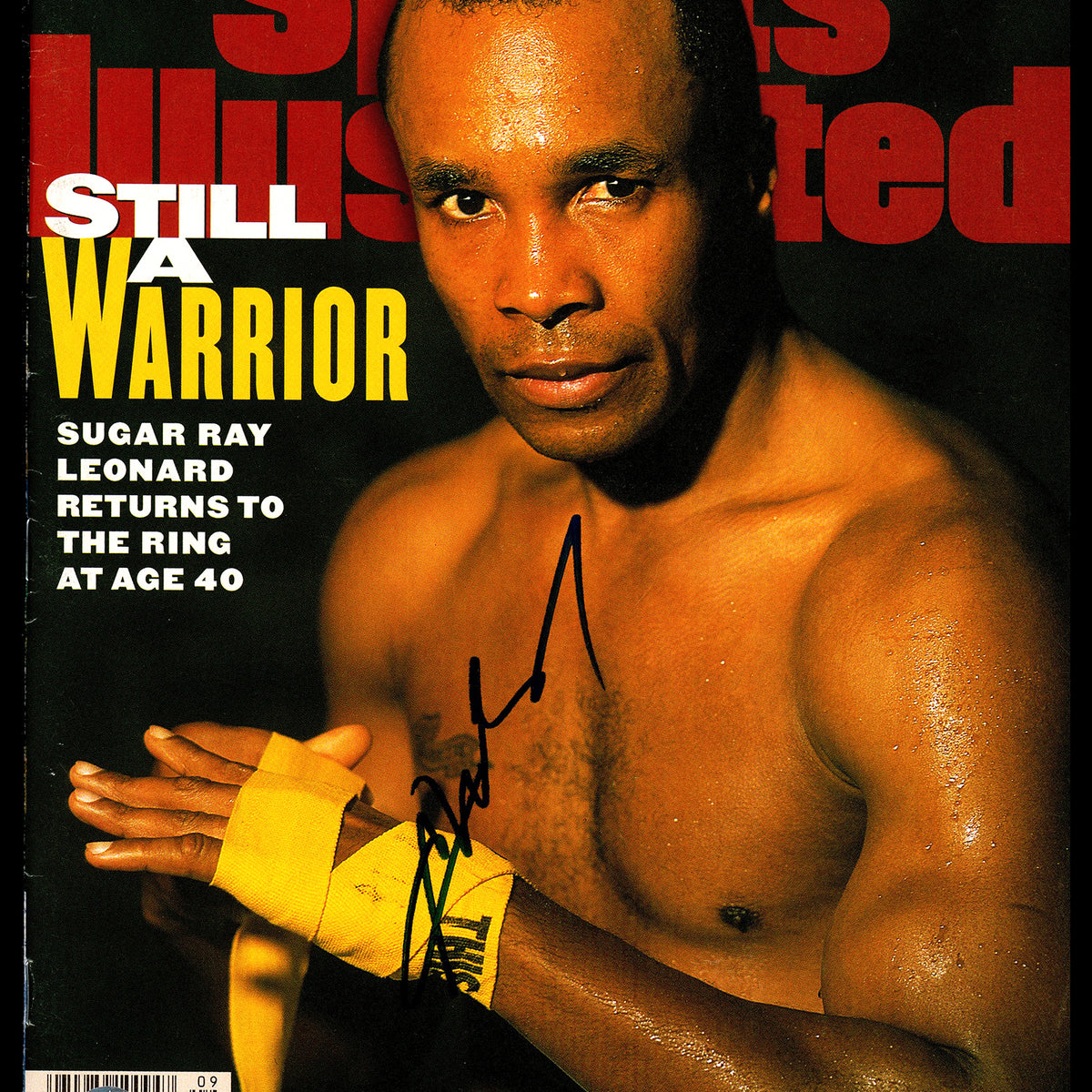 Sugar Ray Leonard Autographed Sports Illustrated Magazine Beckett BAS QR #BM37189 | Pristine ...