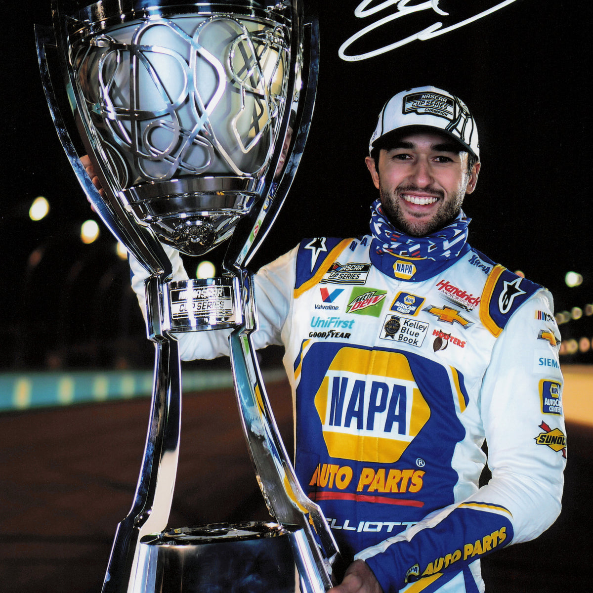 Chase Elliott Autographed 8x10 Photo Nascar Beckett BAS QR #BH38238 ...