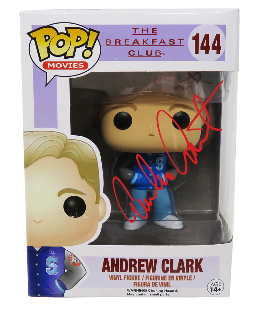 Emilio Estevez Signed The Breakfast Club Andrew Clark Funko Pop Doll ...