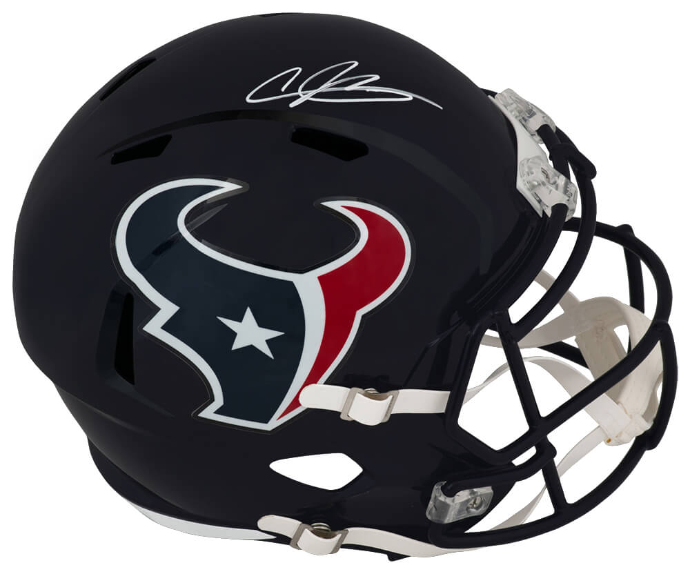 Andre Johnson Signed Houston Texans ECLIPSE Riddell Full Size Speed Re ...