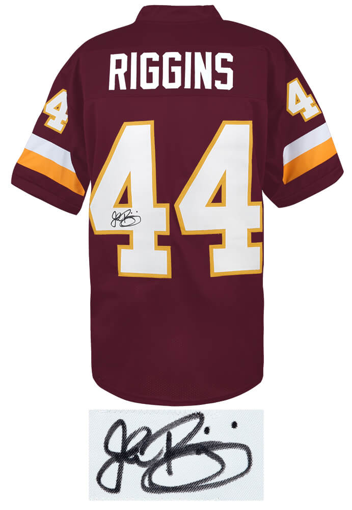 John Riggins Signed Maroon Custom Football Jersey | Pristine Marketplace