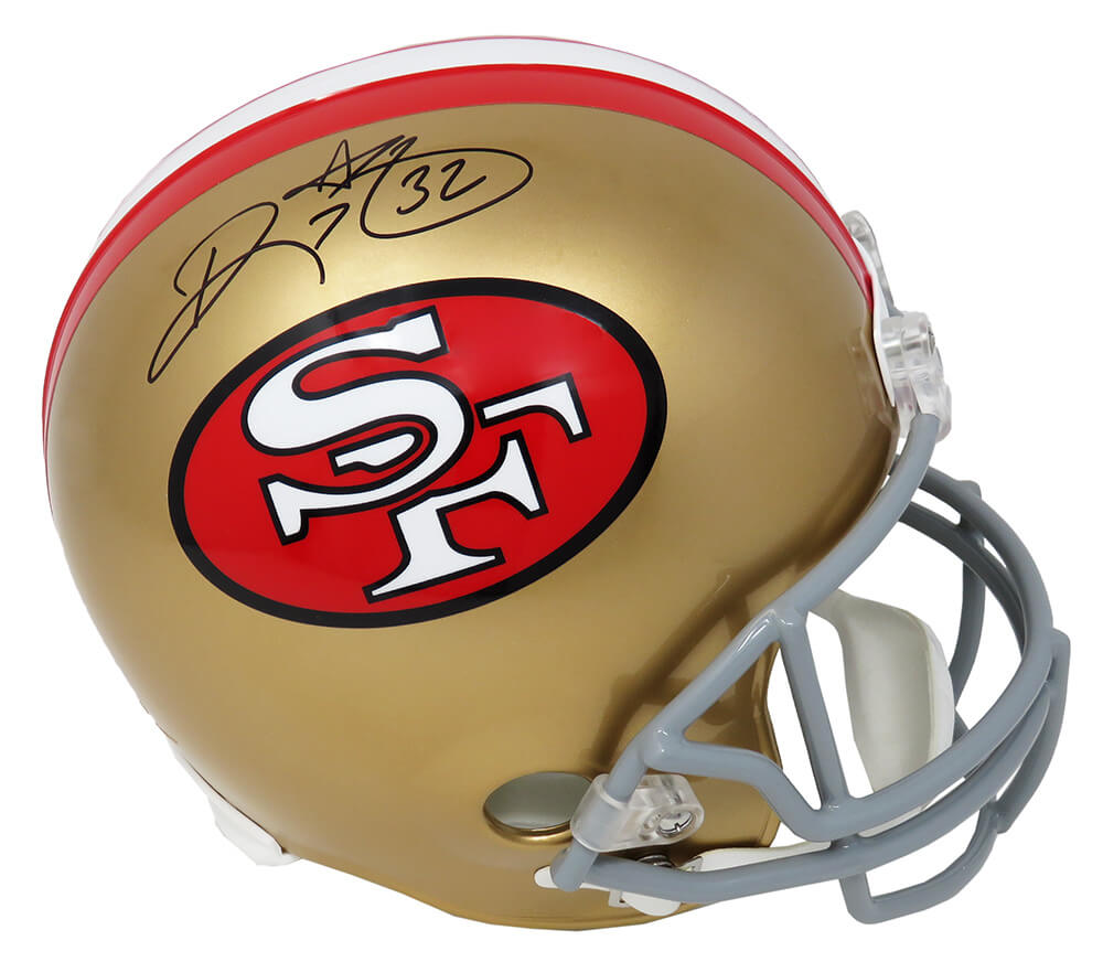 Ricky Watters Signed San Francisco 49ers Throwback Riddell Full Size R ...