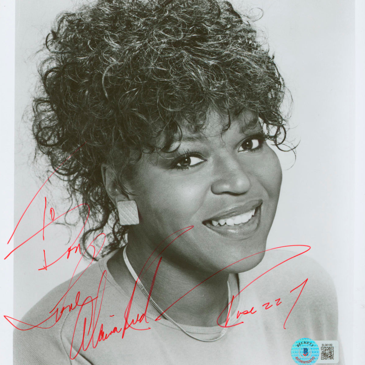 Alaina Reed Sesame Street "To Don" Authentic Signed 8x10 Photo BAS # ...