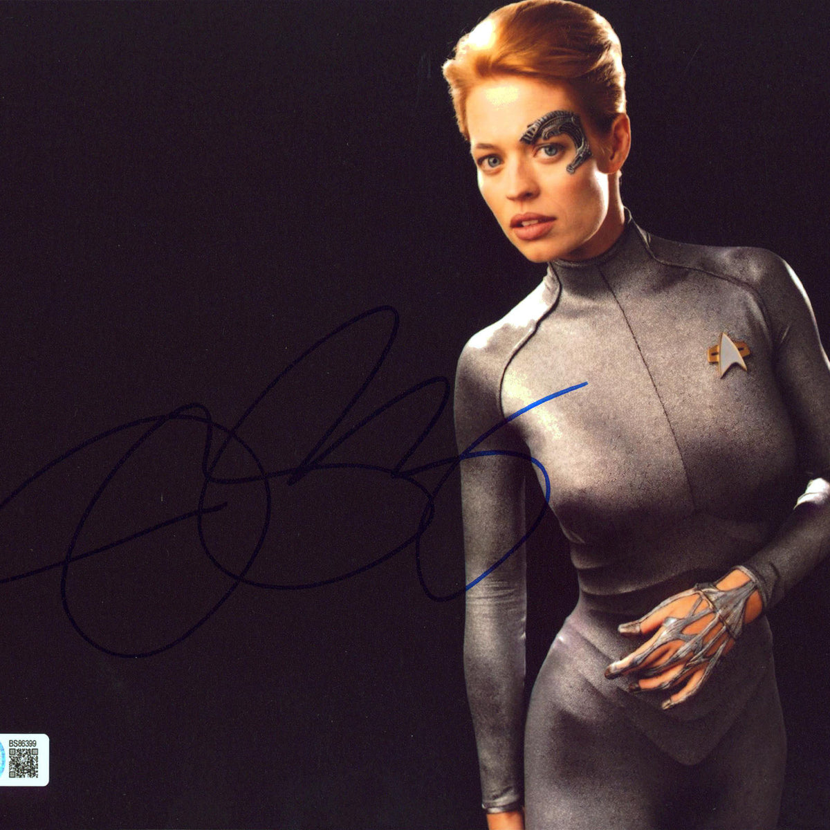 Jeri Ryan Star Trek: Voyager Authentic Signed 8x10 Horizontal Photo BA ...